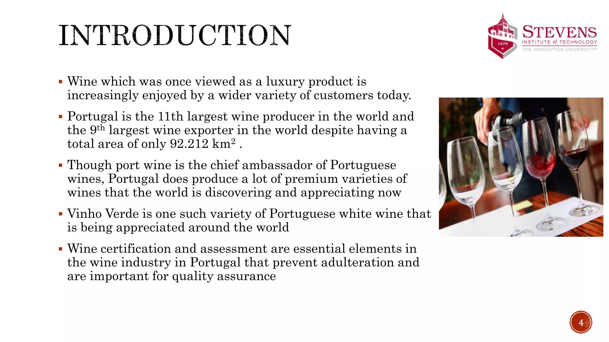 Predicting wine quality using data analytics | PPTX