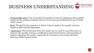 Predicting wine quality using data analytics | PPTX