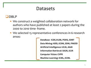 2013 KDD conference presentation--"Multi-Label Relational Neighbor ...