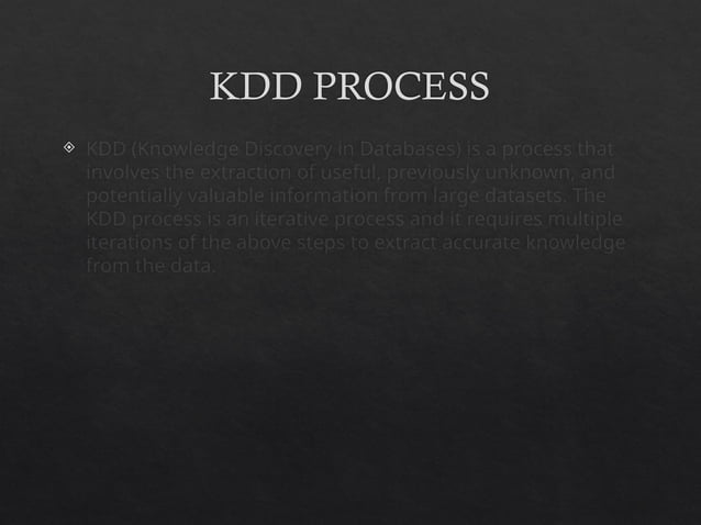 Kddprocess 1 Pptx Data Mining Seminar Kdd Process Pptx Databases Computer Software And