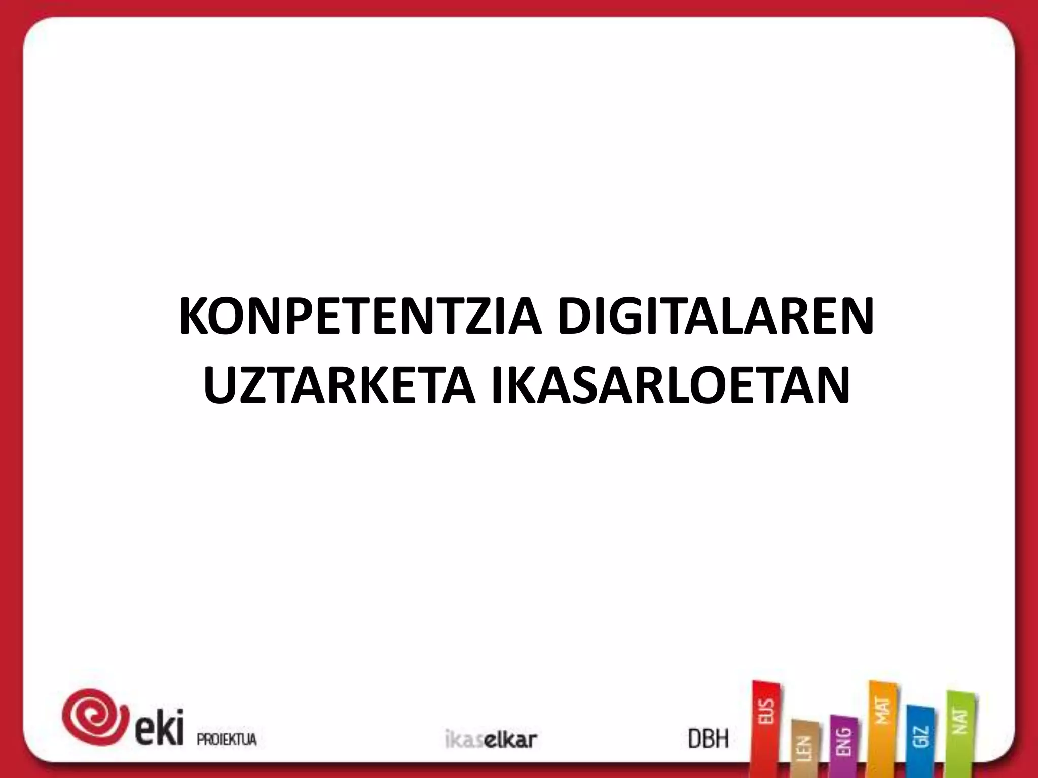 Kd ekin bertsio laburtua dbh 1 eta dbh 2 | PPT