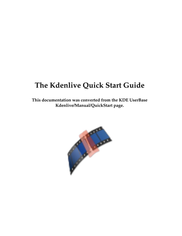 Kdenlive | PDF
