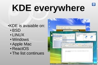 Kde Presentation | PPT