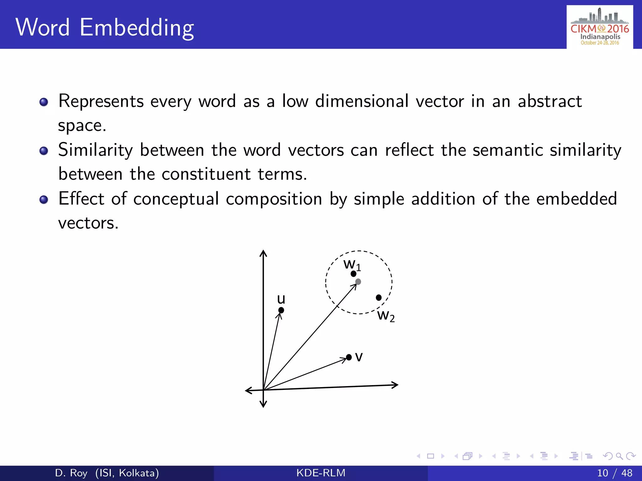 Word Vector Compositionality based Relevance Feedback using Kernel Density Estimation | PDF