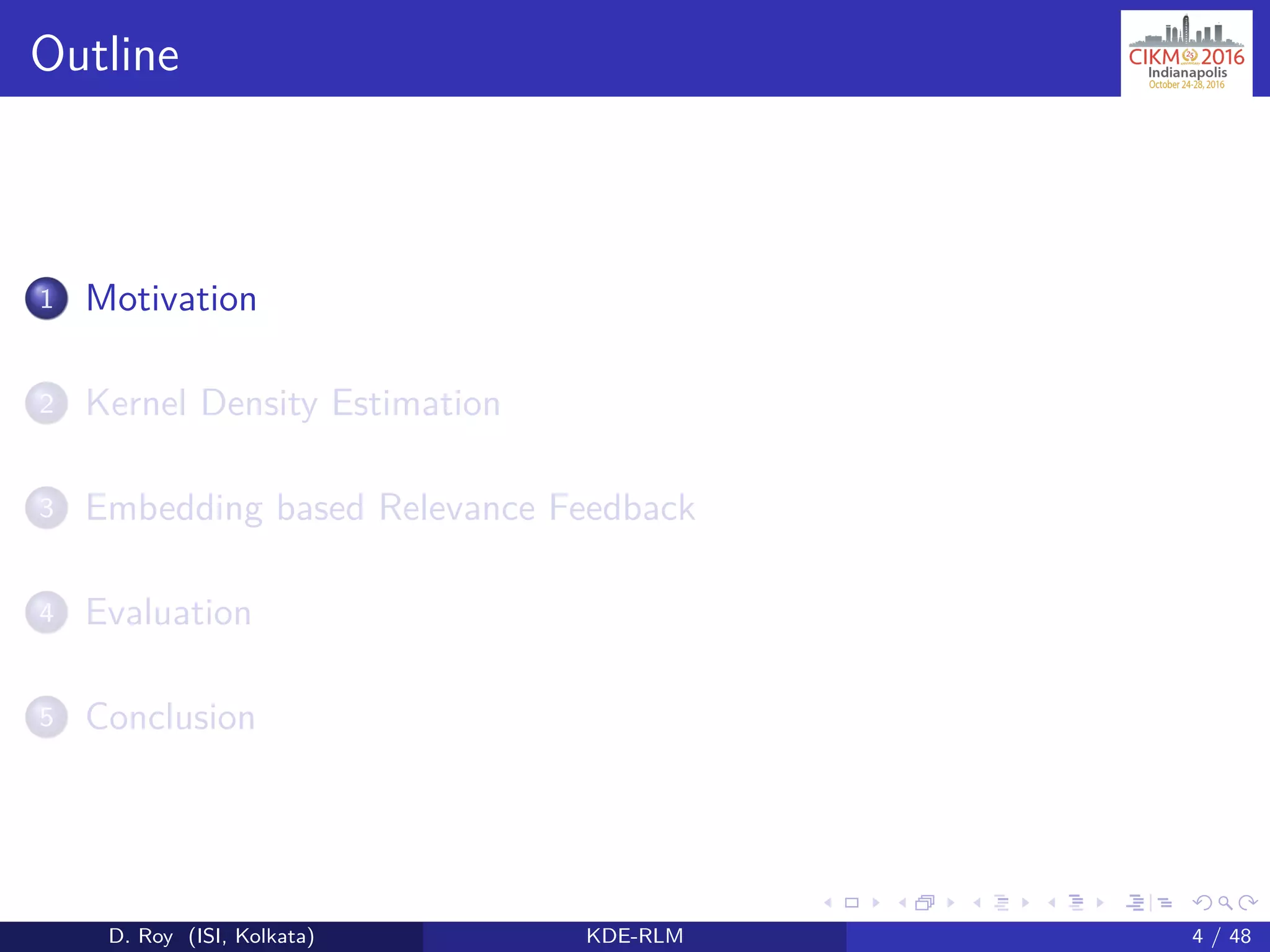 Word Vector Compositionality Based Relevance Feedback Using Kernel Density Estimation Ppt