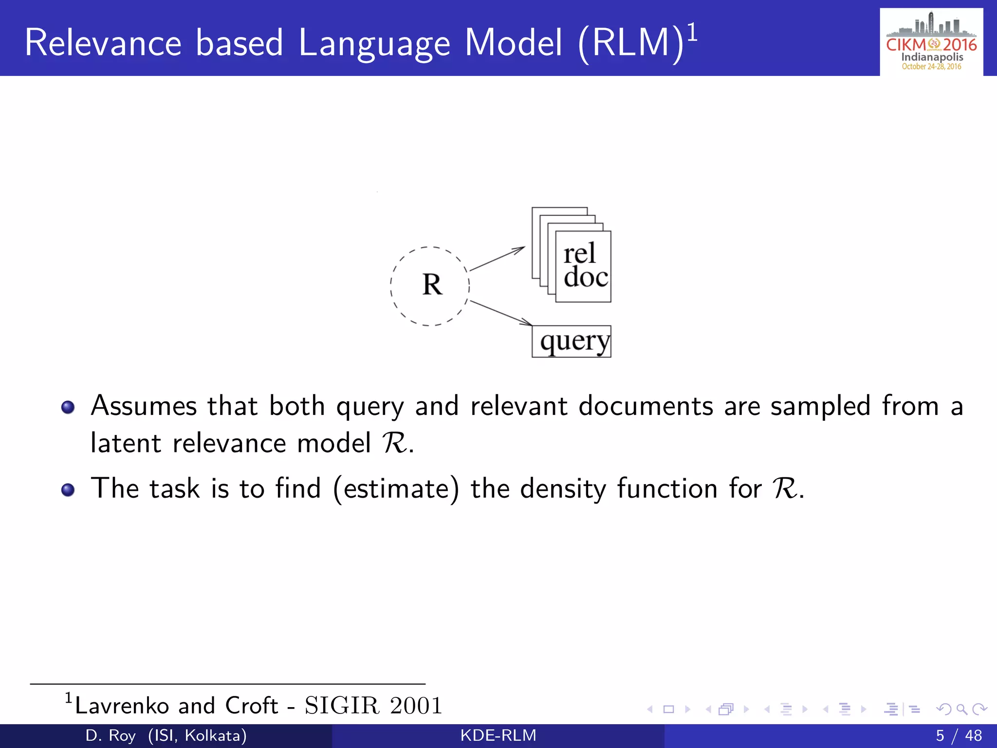 Word Vector Compositionality based Relevance Feedback using Kernel Density Estimation | PDF