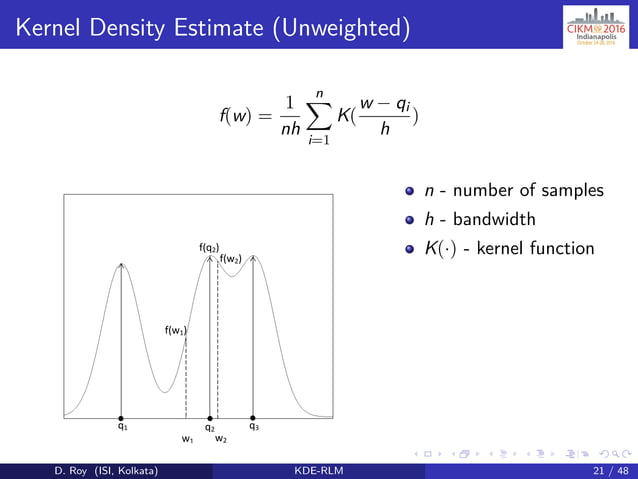 Word Vector Compositionality based Relevance Feedback using Kernel Density Estimation | PDF