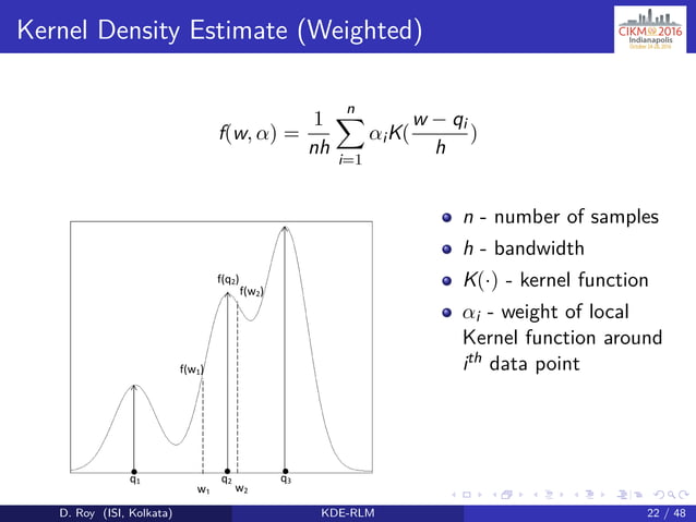 Word Vector Compositionality based Relevance Feedback using Kernel Density Estimation | PDF