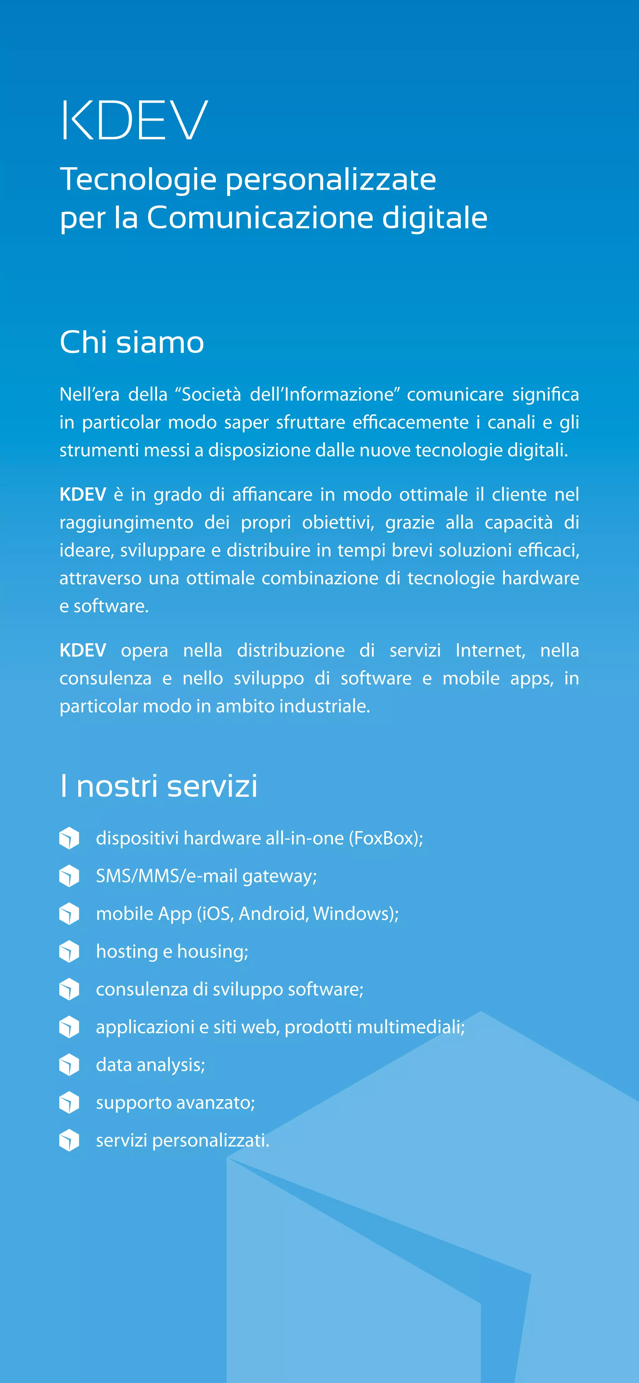 KDEV mobile solutions ITA | PDF | Email | Internet