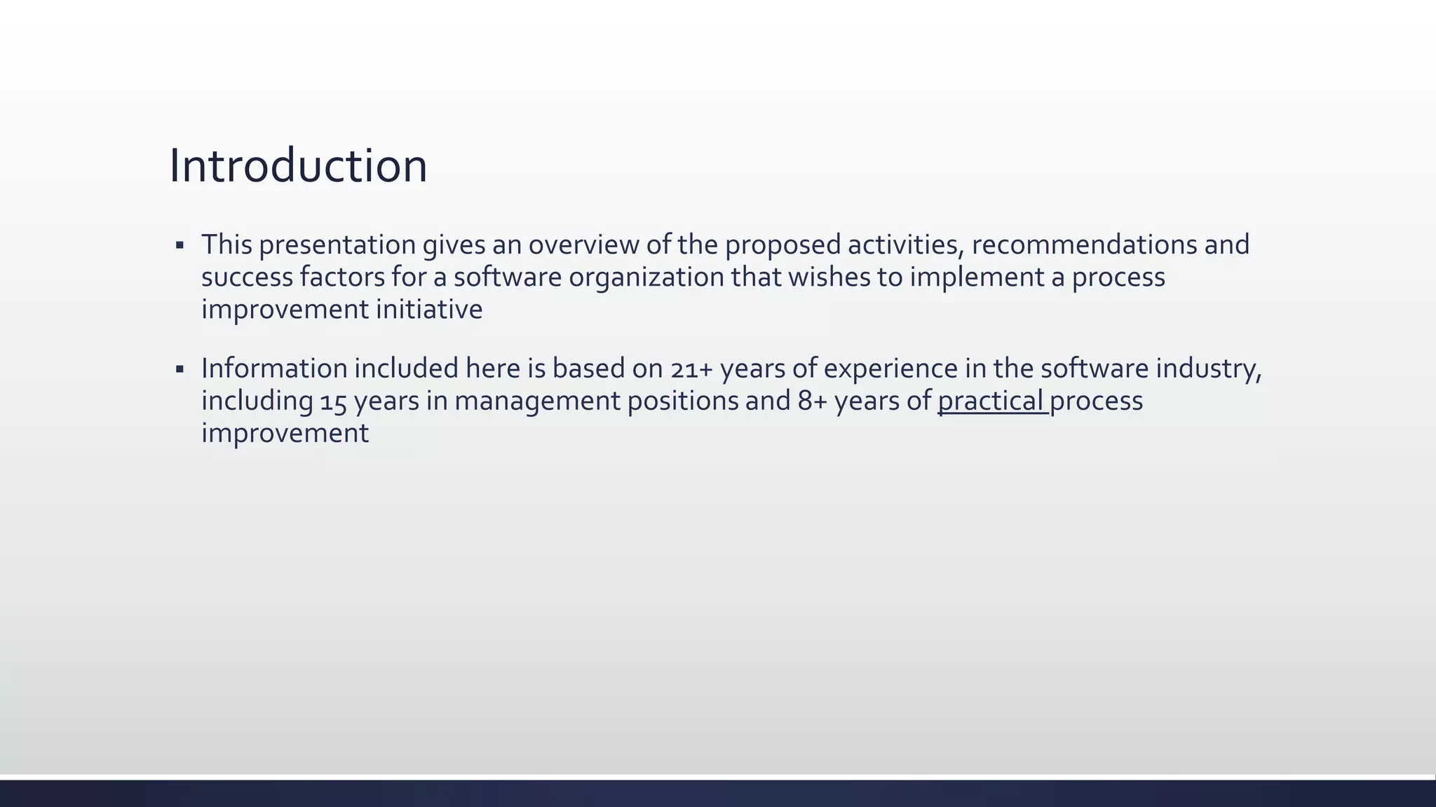 Process Improvement Roadmap | PPTX