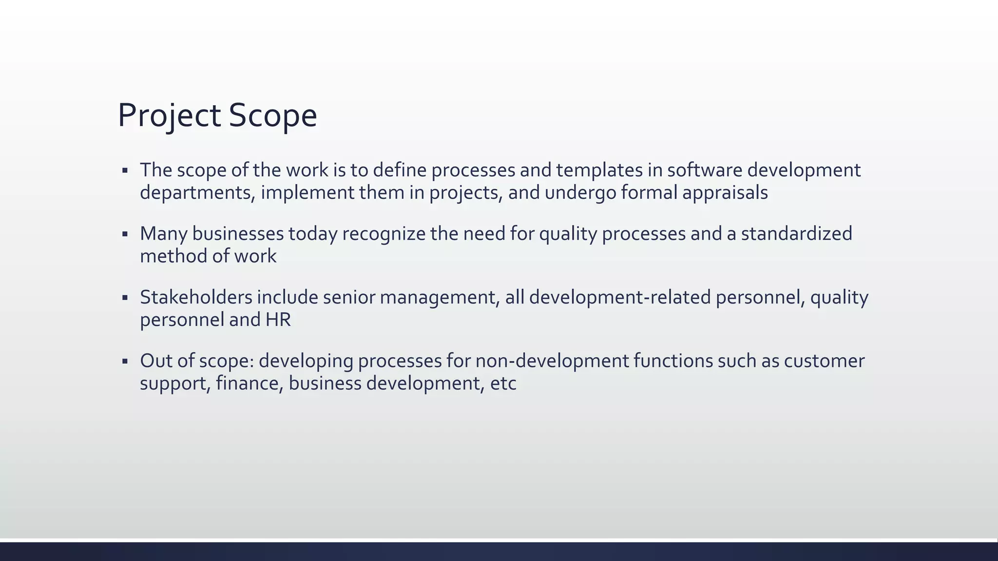 Process Improvement Roadmap | PPTX