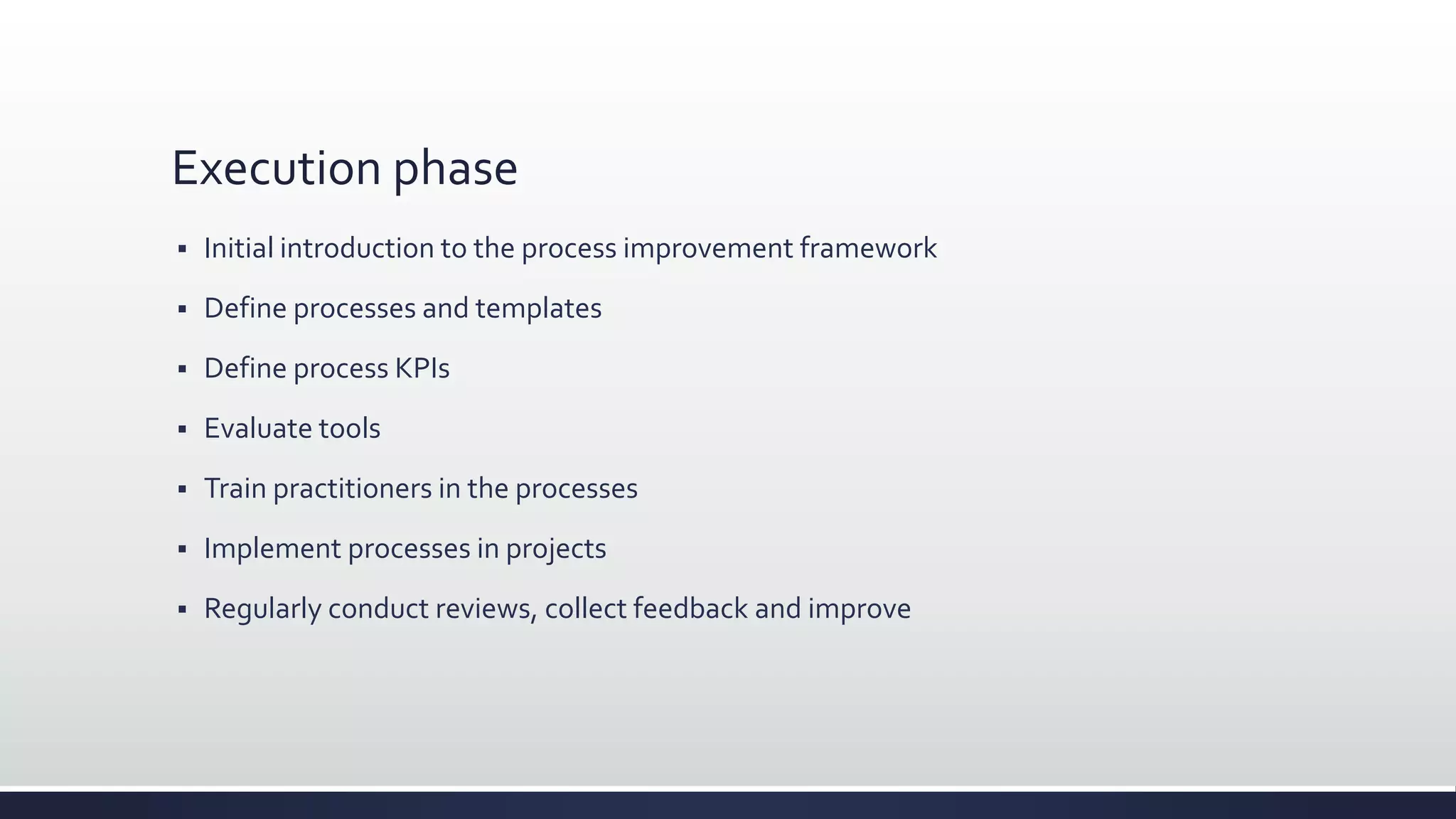 Process Improvement Roadmap | PPTX
