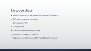 Process Improvement Roadmap | PPTX