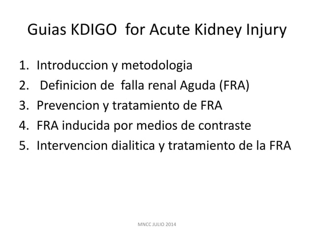 Kdigo 2012-irc, ira y guia nutricional en paciente con frc | PDF