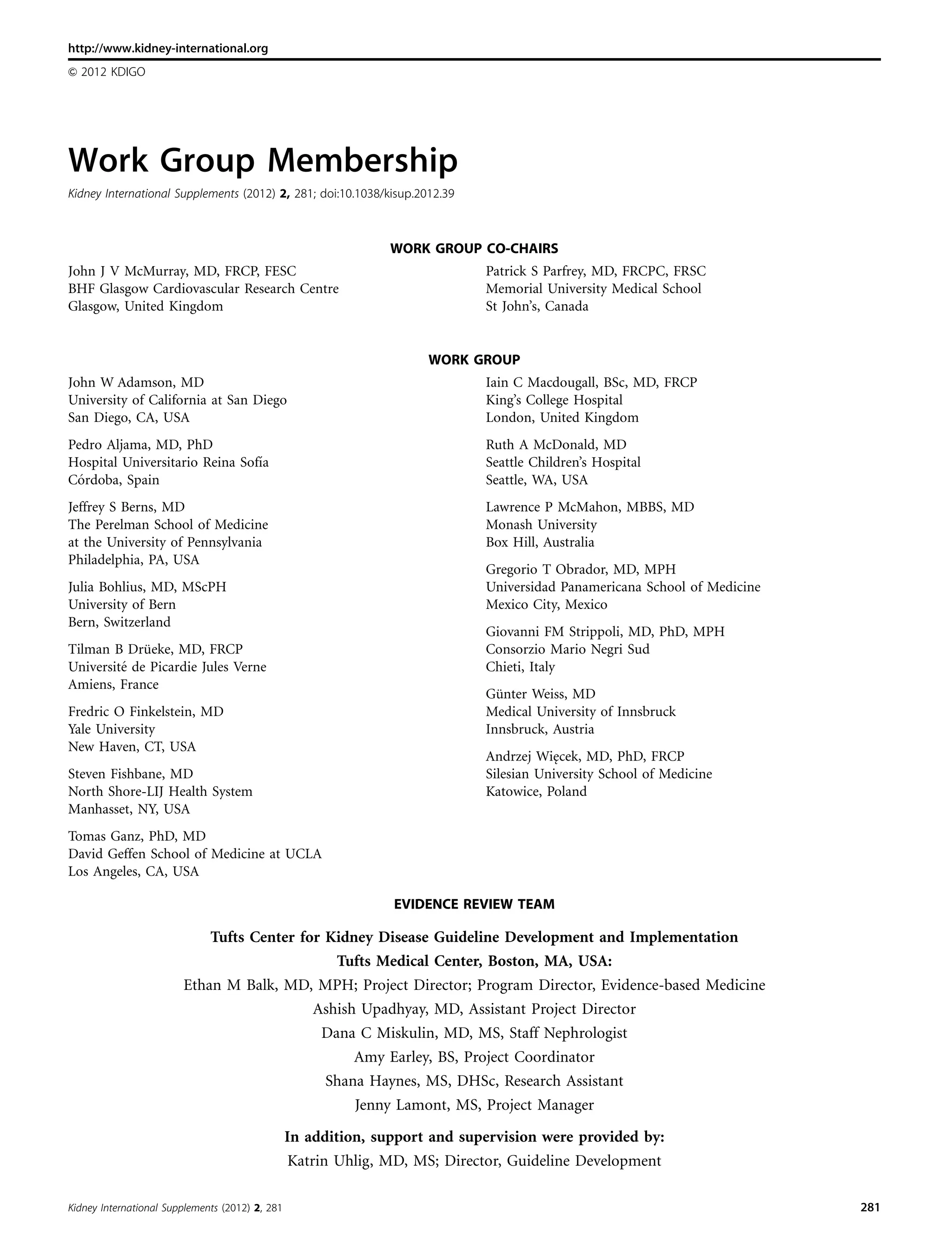 Kdigo anemia gl | PDF