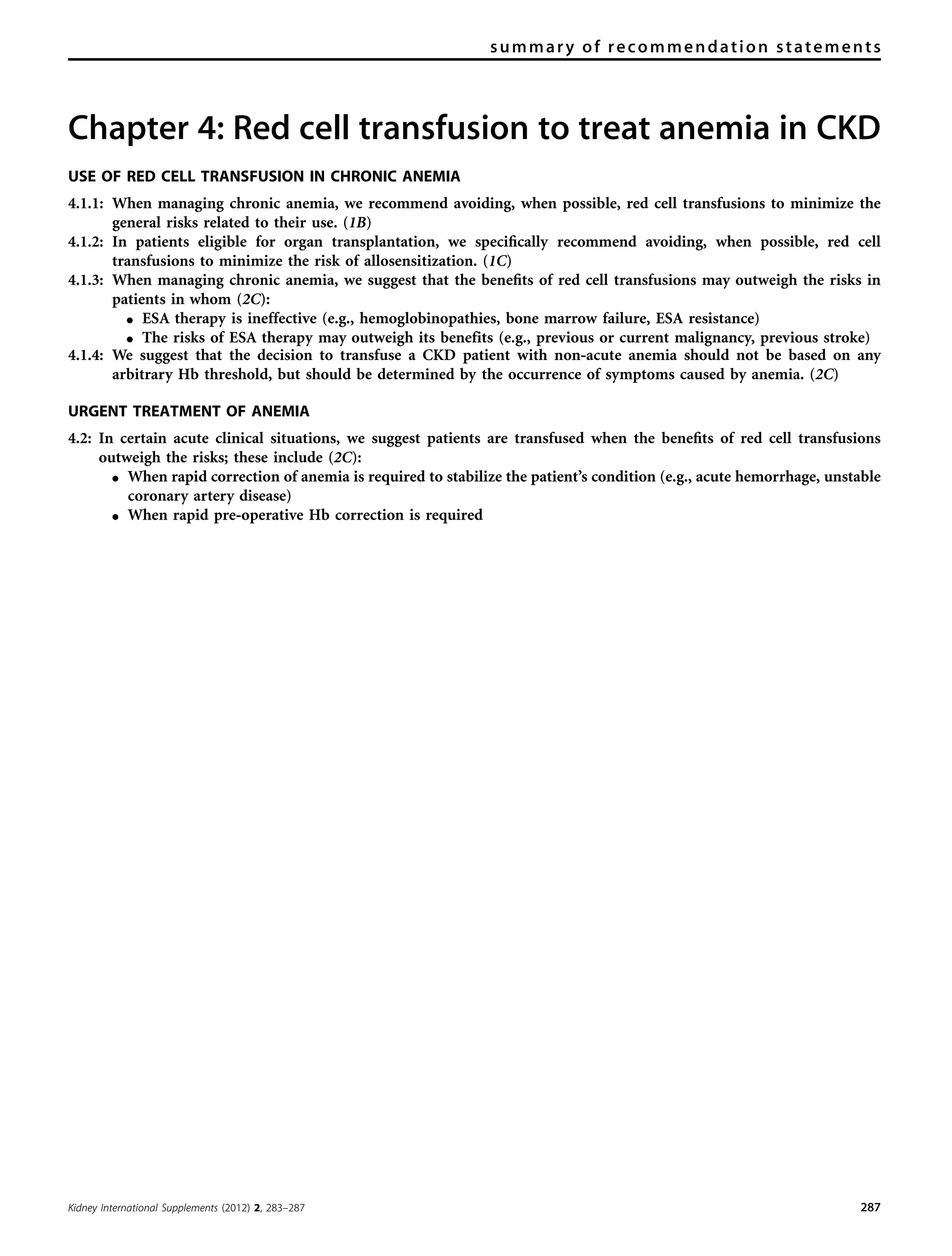 Kdigo anemia gl | PDF