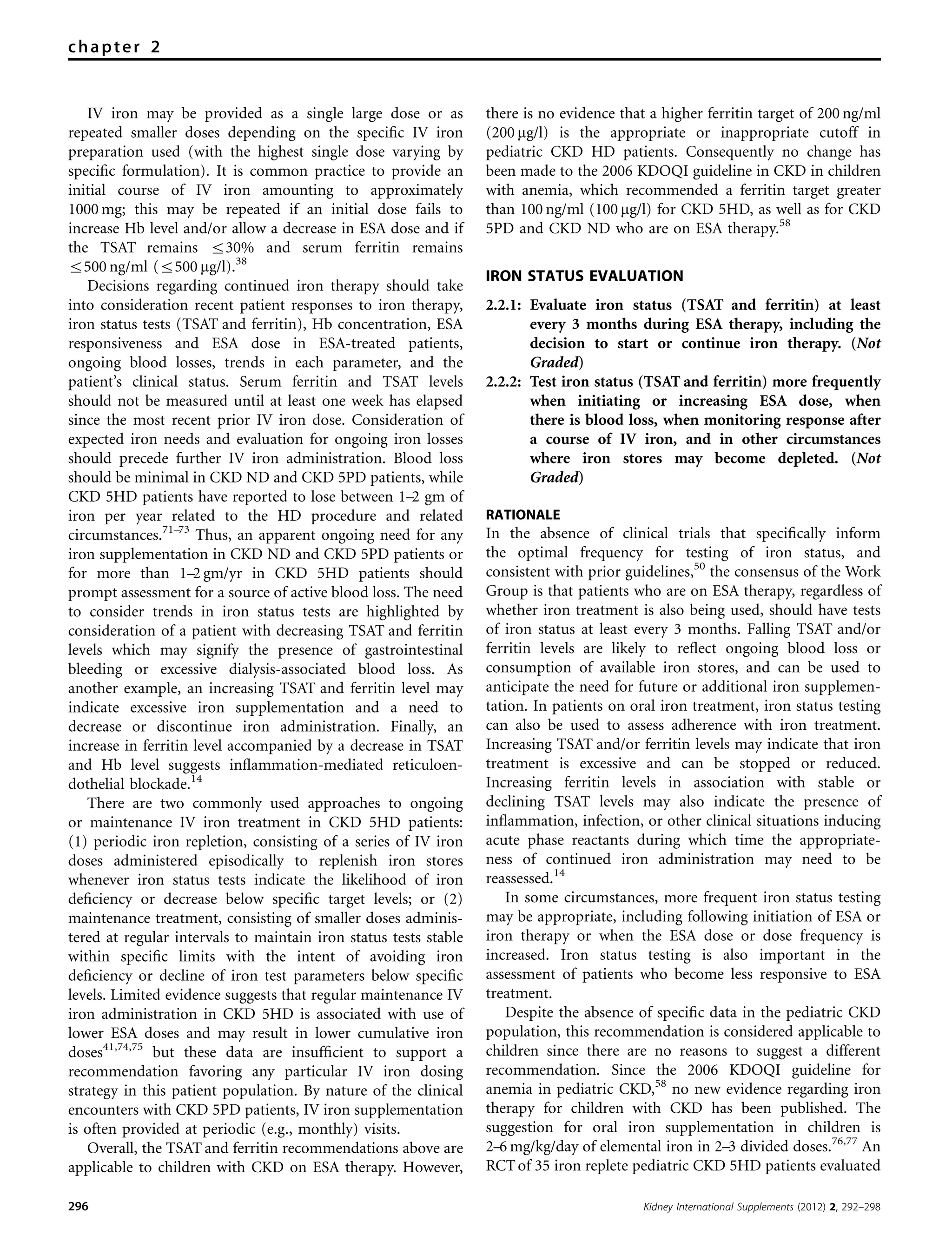 Kdigo anemia gl | PDF
