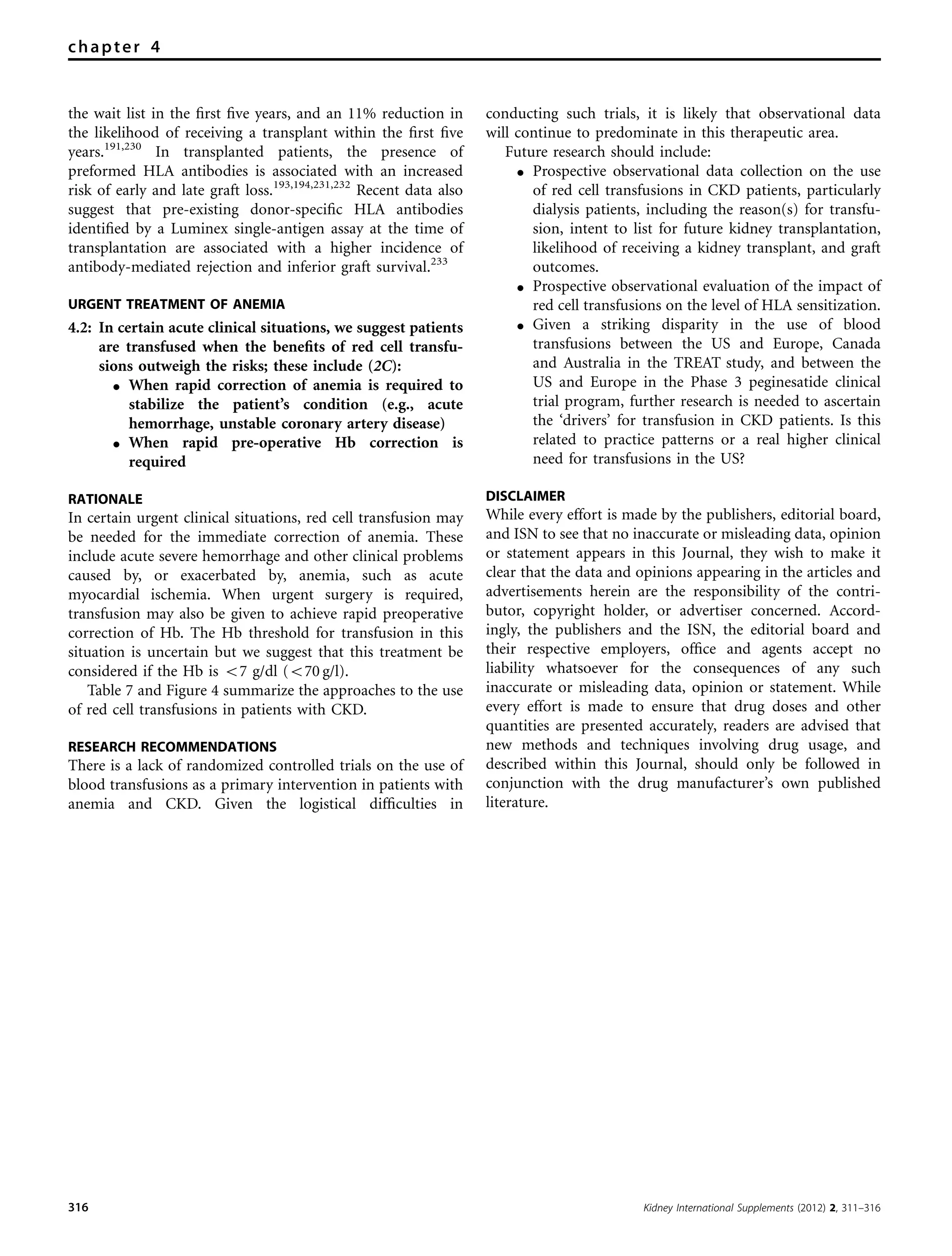 Kdigo anemia gl | PDF