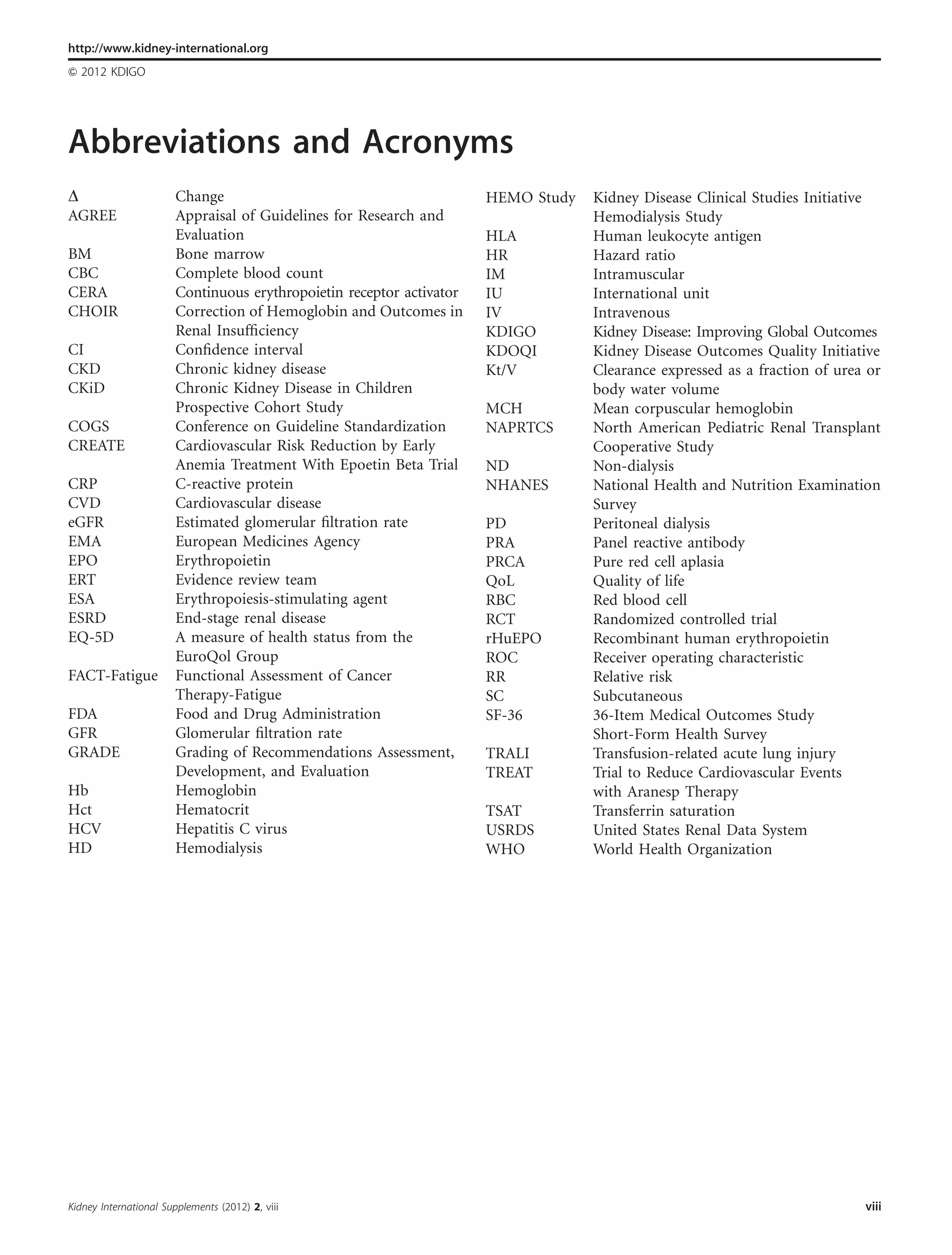 Kdigo anemia gl | PDF