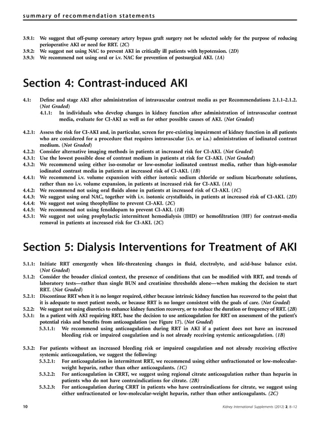 Kdigo aki guideline | PDF