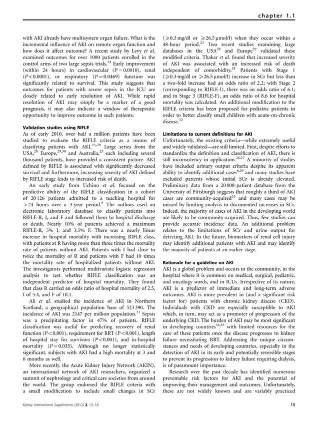 Kdigo aki guideline | PDF