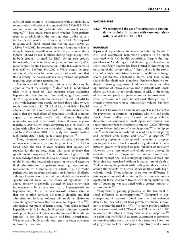 Kdigo aki guideline | PDF