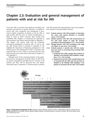 Kdigo aki guideline | PDF