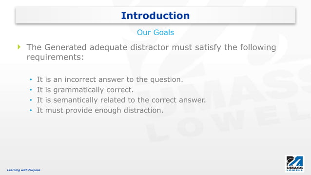 Generating Adequate Distractors for Multiple-Choice Questions | PPTX | Technology & Computing