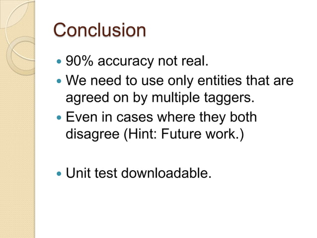 Named Entity Recognition Acl 2011 Presentation Ppt