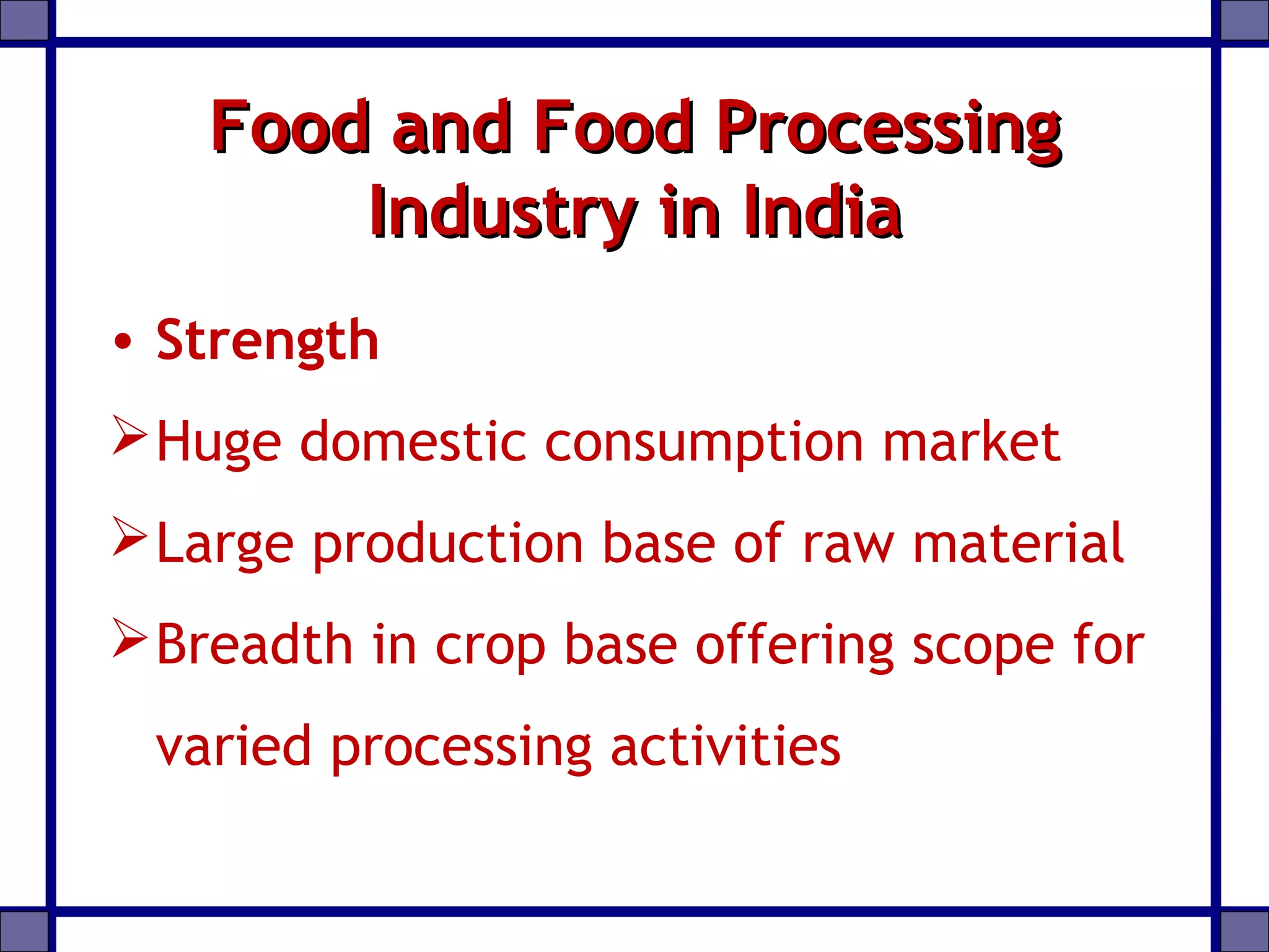 Kdm analytical process food industry overview ppt | PPT