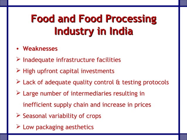 Kdm analytical process food industry overview ppt | PPT