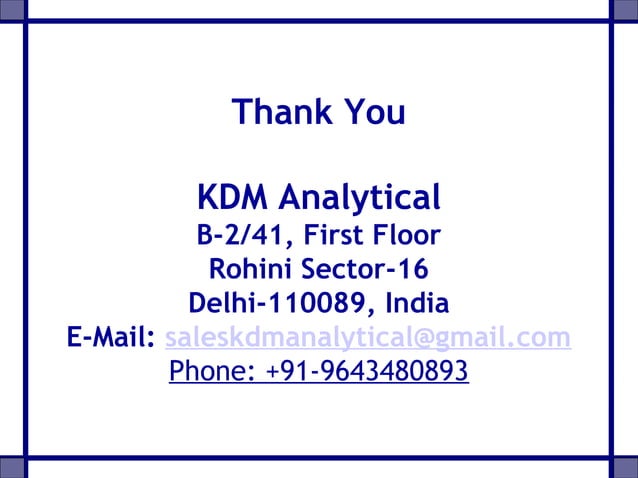 Kdm analytical product ppt | PPT