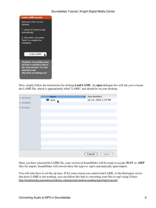 Using SoundSlides | PDF