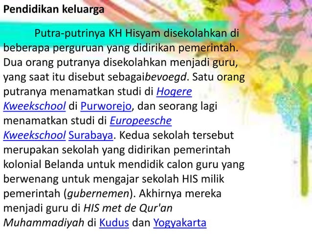 PPTKEMUHAMMADIYAAN KH. HISYAM | PPT