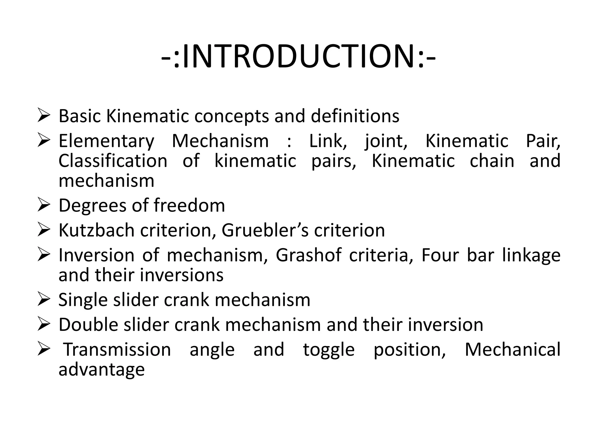 Kinematic Fundamental | PPTX