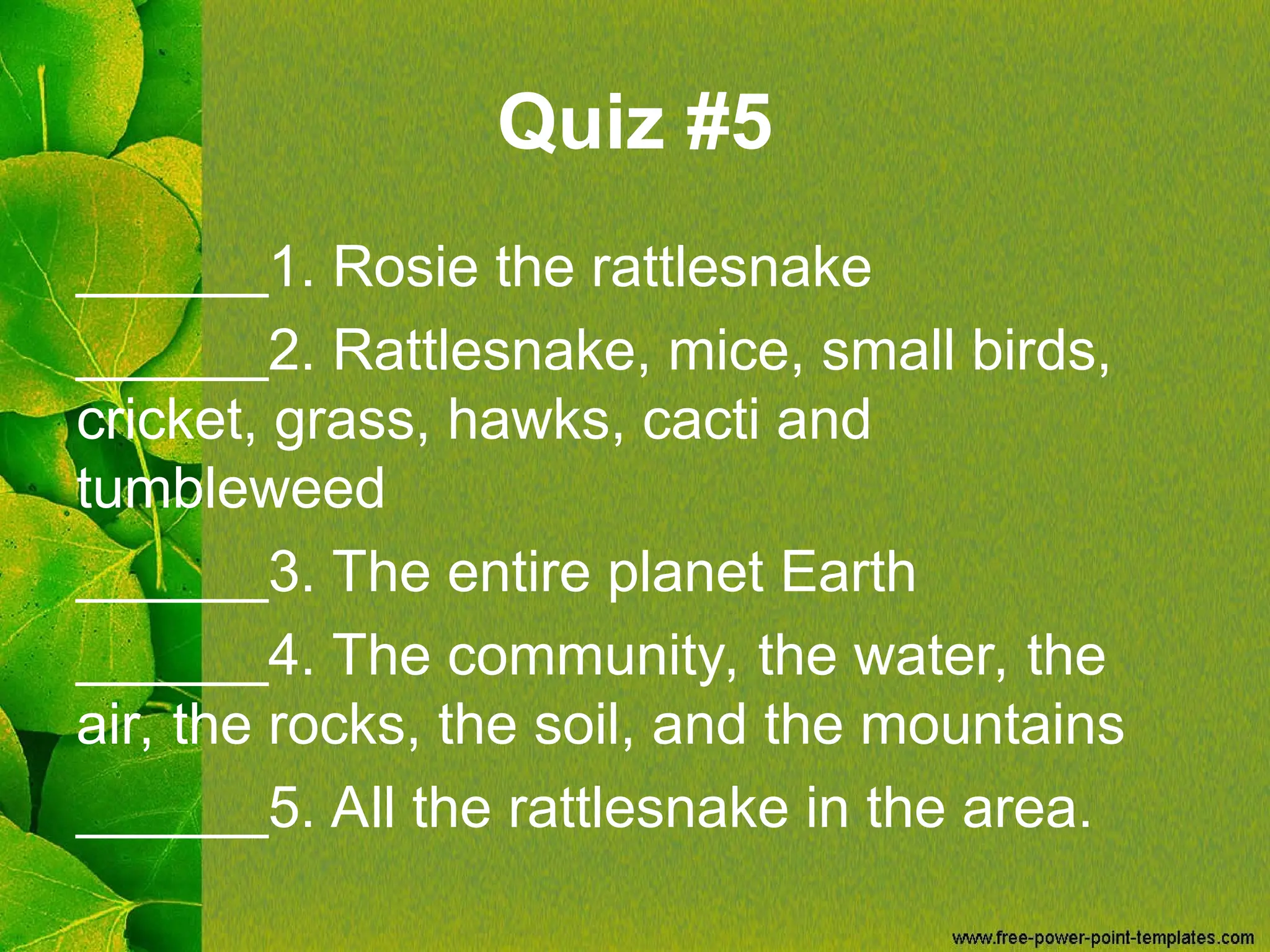 Levels of Ecological Organization_ SCIENCE | PPT