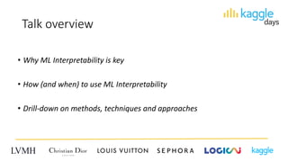 Kaggle Days Paris - Alberto Danese - ML Interpretability | PPT