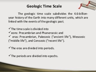 Historical geology | PPT