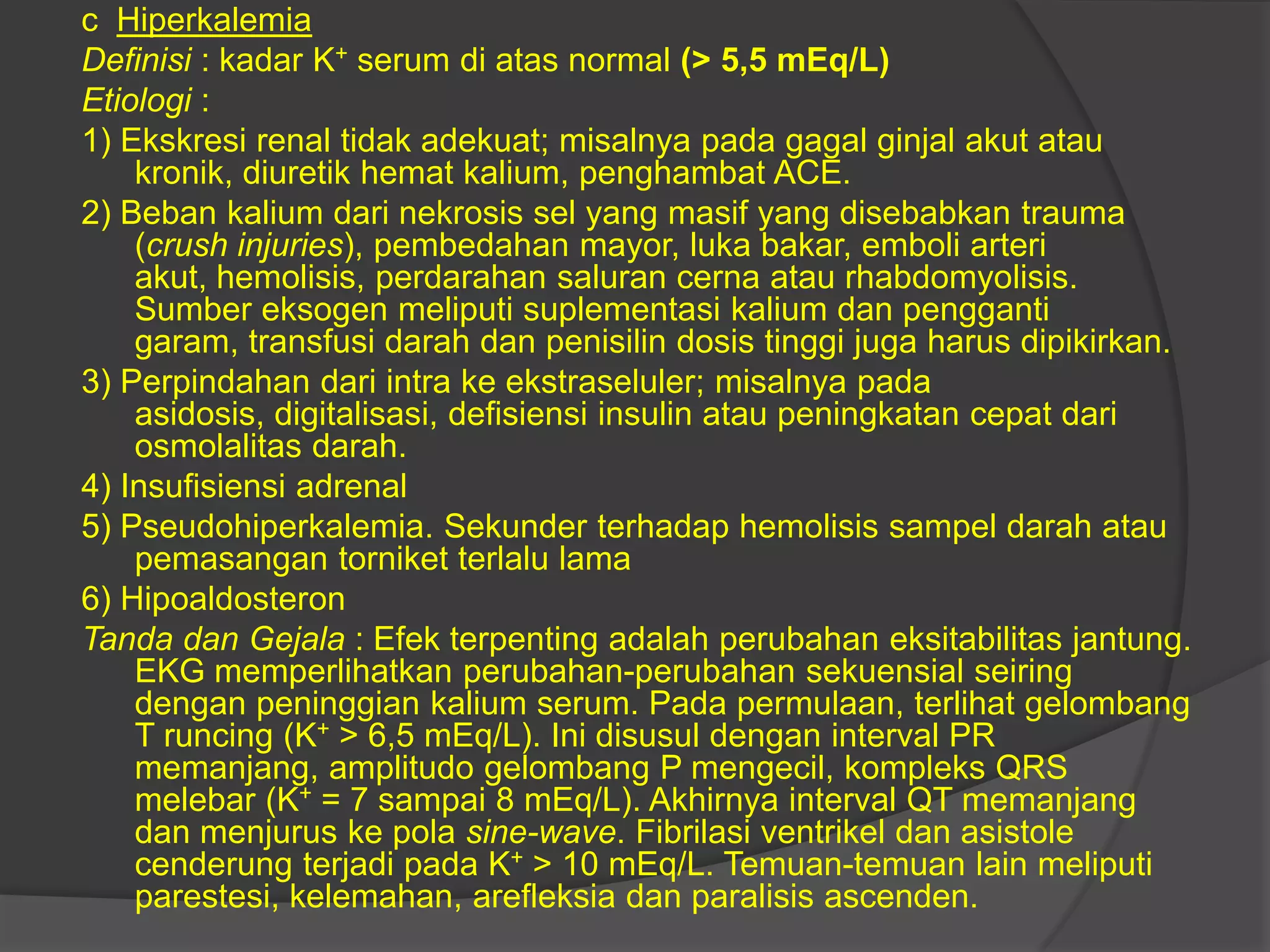 Kdpk cairan n elektrolit | PPTX