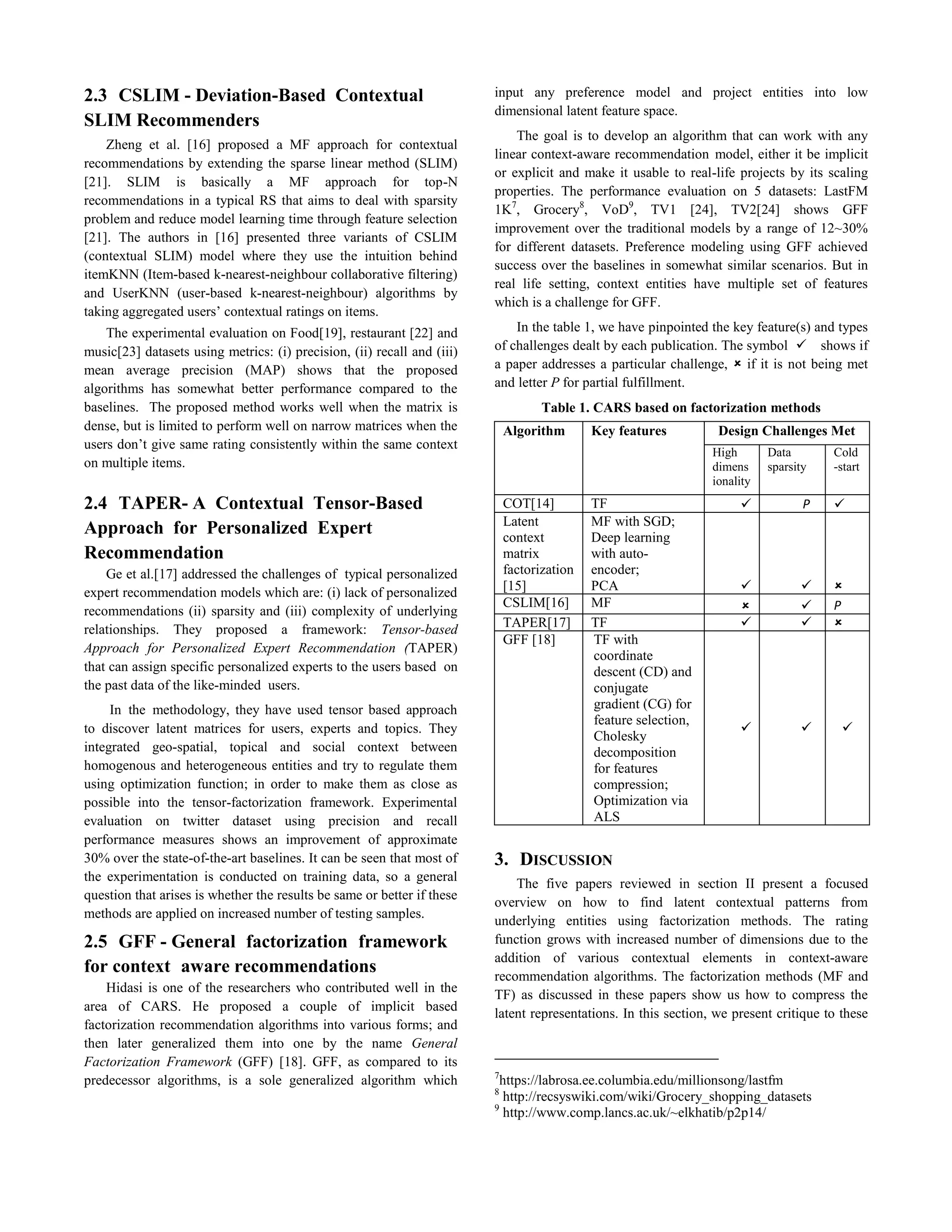 factorization methods | PDF