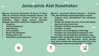 PERKENALAN ALAT KESEHATAN | PPTX