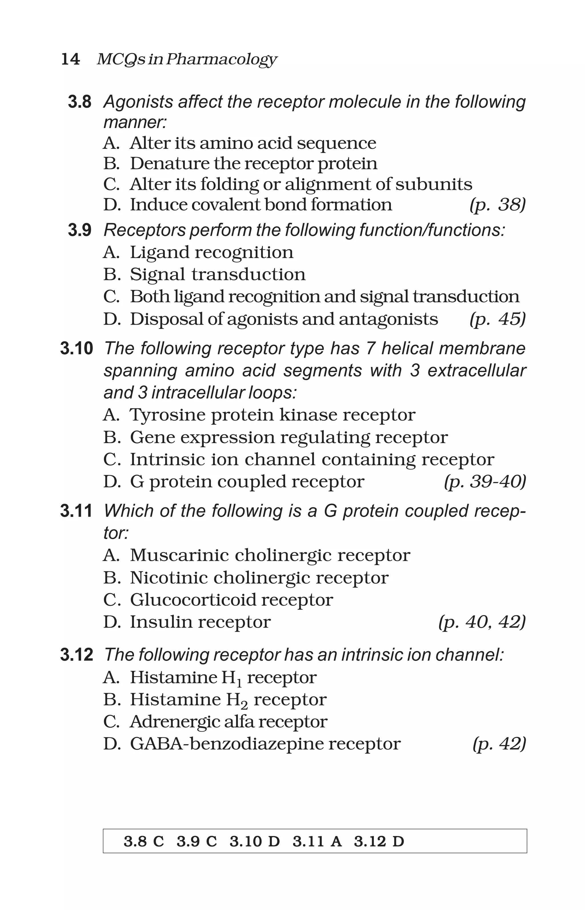 Kd tripathi MCQs in pharmacology | PDF