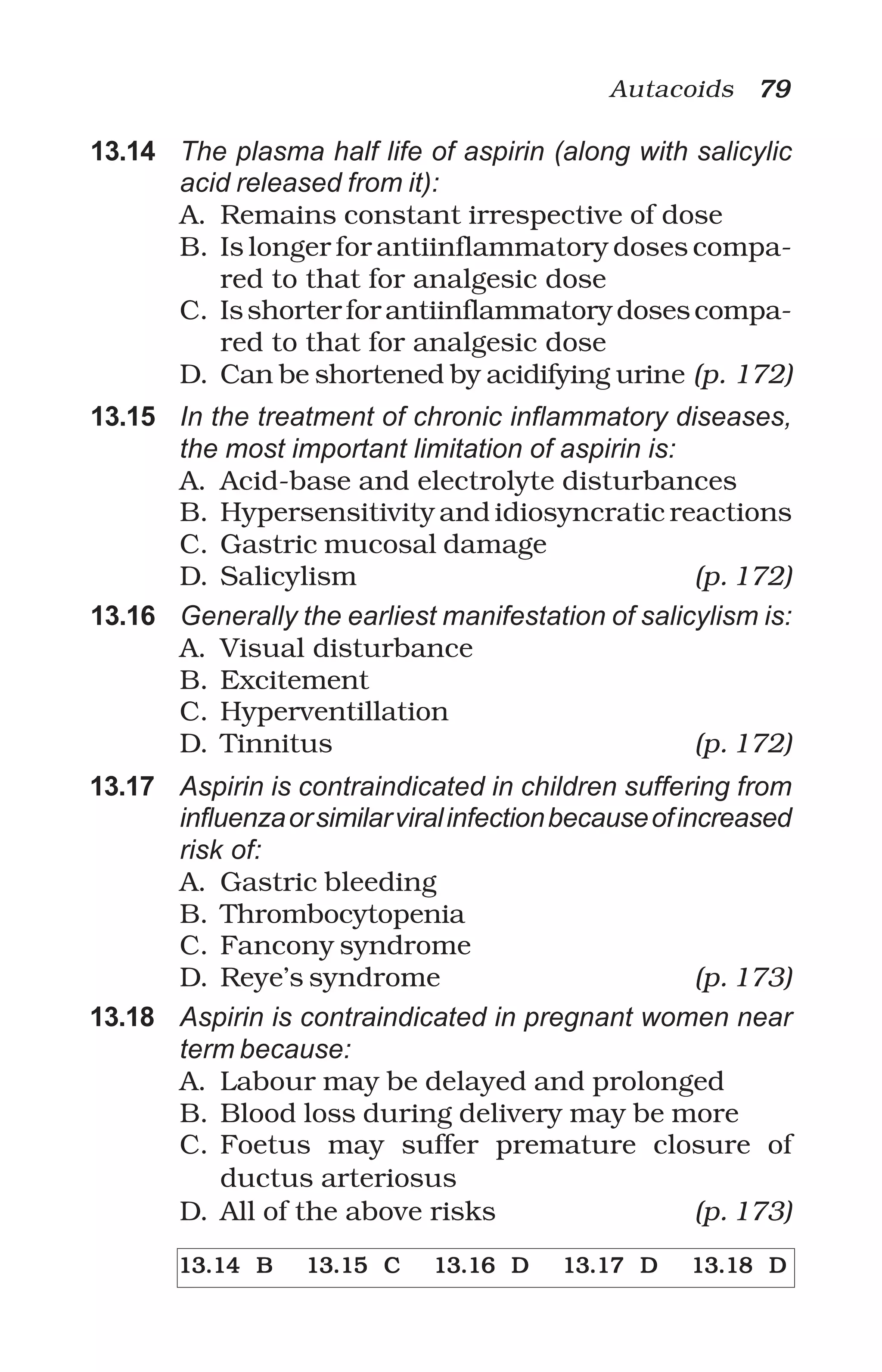 Kd tripathi MCQs in pharmacology | PDF