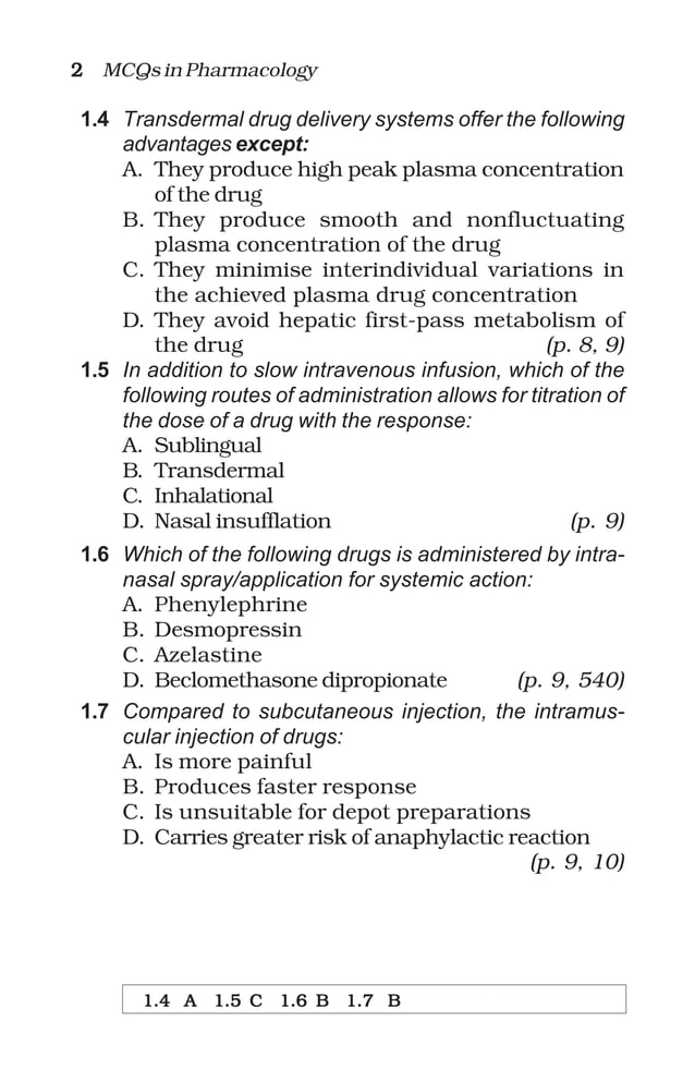 Kd tripathi MCQs in pharmacology | PDF | Pharmaceutical Drugs | Medical ...