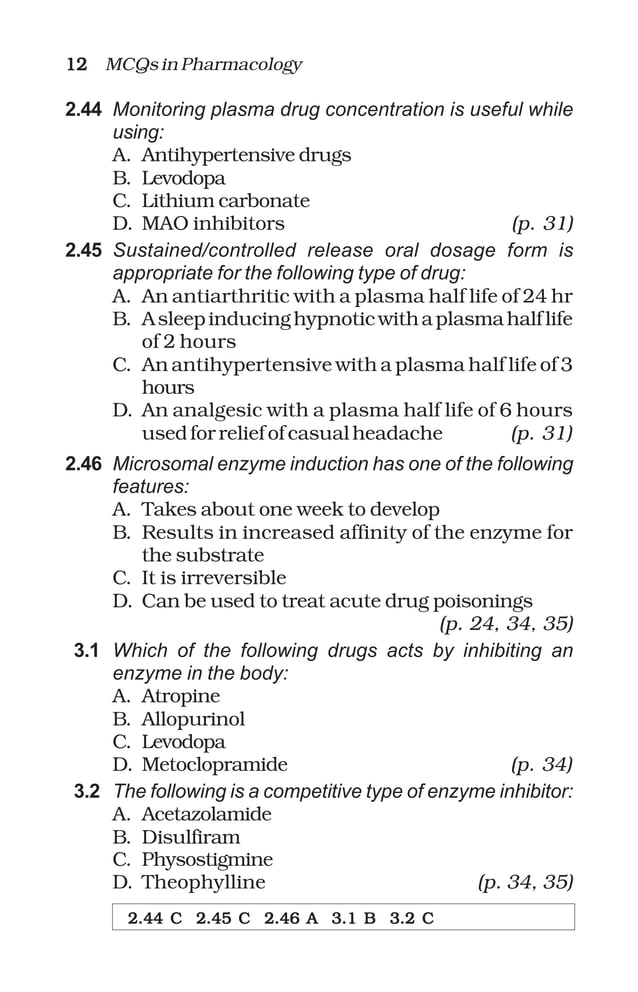 Kd tripathi MCQs in pharmacology | PDF | Pharmaceutical Drugs | Medical ...