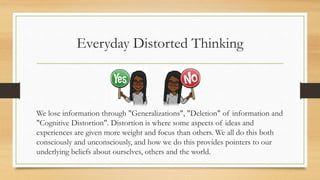 Cognitive Distortions (Errors in Thinking) | PPTX