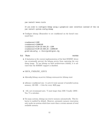Kdump | PDF | Operating Systems | Computer Software and Applications