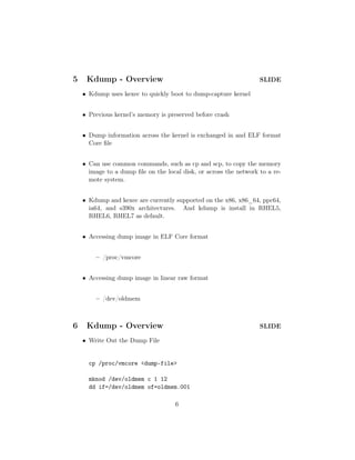 Kdump | PDF | Operating Systems | Computer Software and Applications