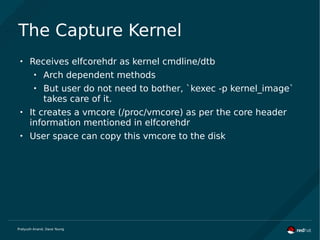 kdump_usage_and internals from redhat engineers | PPT