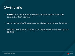 kdump_usage_and internals from redhat engineers | PPT